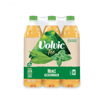 Volvic Ice Tea Grüntee Minze / Pfirsich