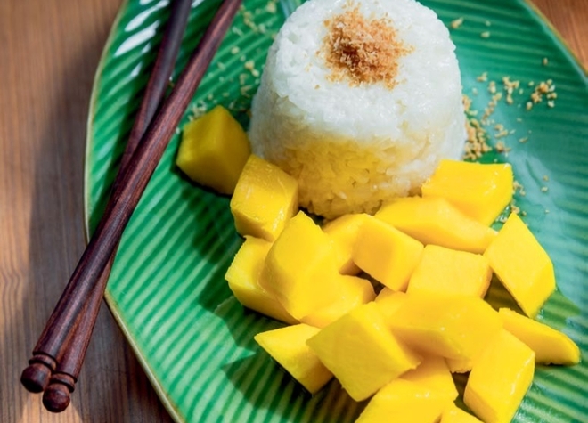 Sticky Rice mit Mango - Reis